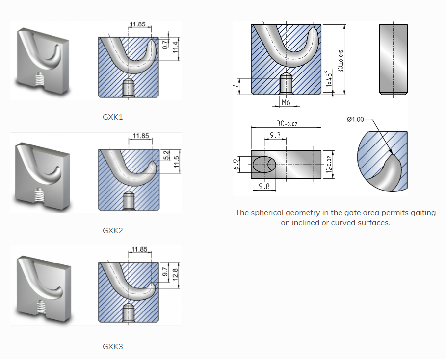 Maxiflow GXK - Gate Insert | 0.7 mm | Maxiflow GXK-1